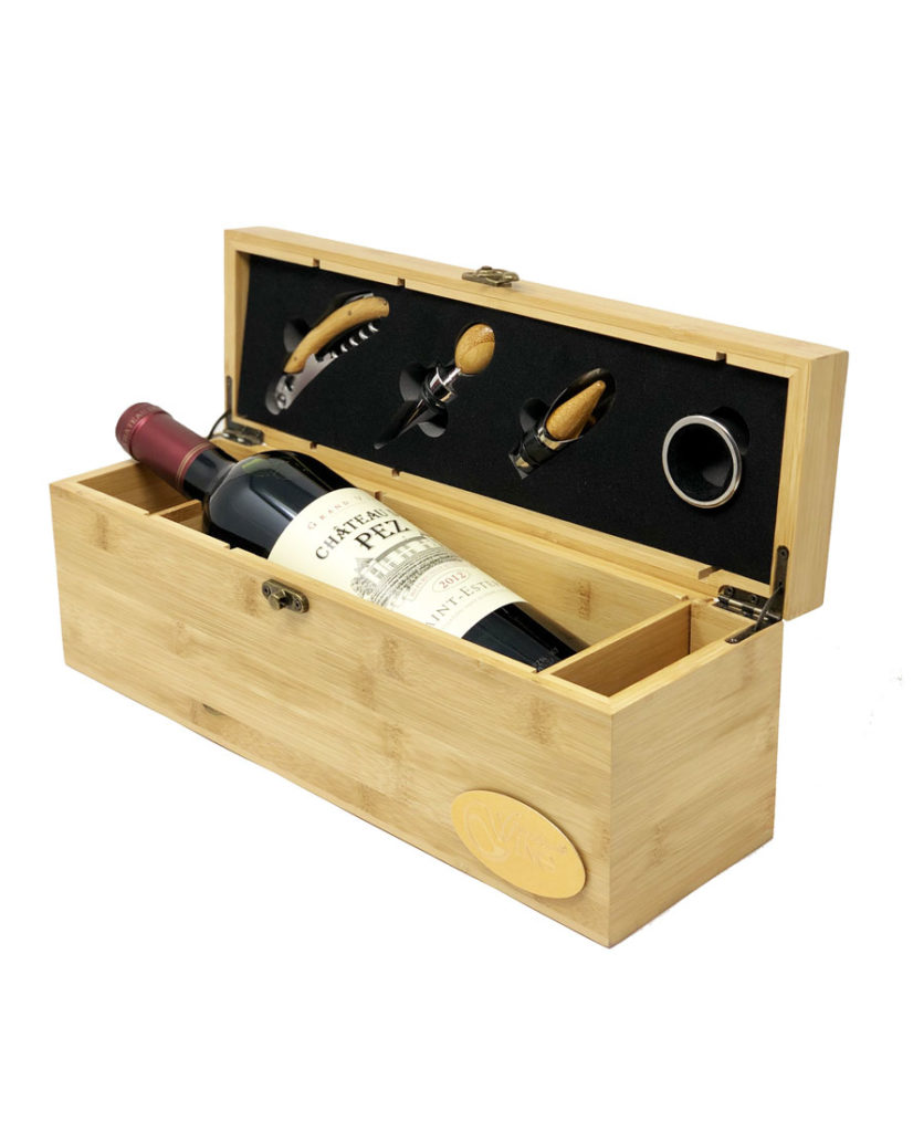 Coffret cadeau vin Bordeaux Saint Esphere, Chateau de Pez 2012 | Vindilo